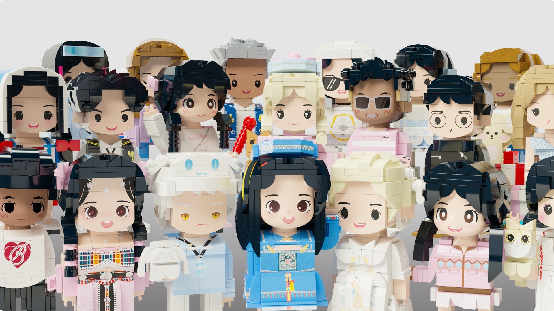 Custom Brick Figures, midifigures, Personalised Couples, Photo Bricks ...