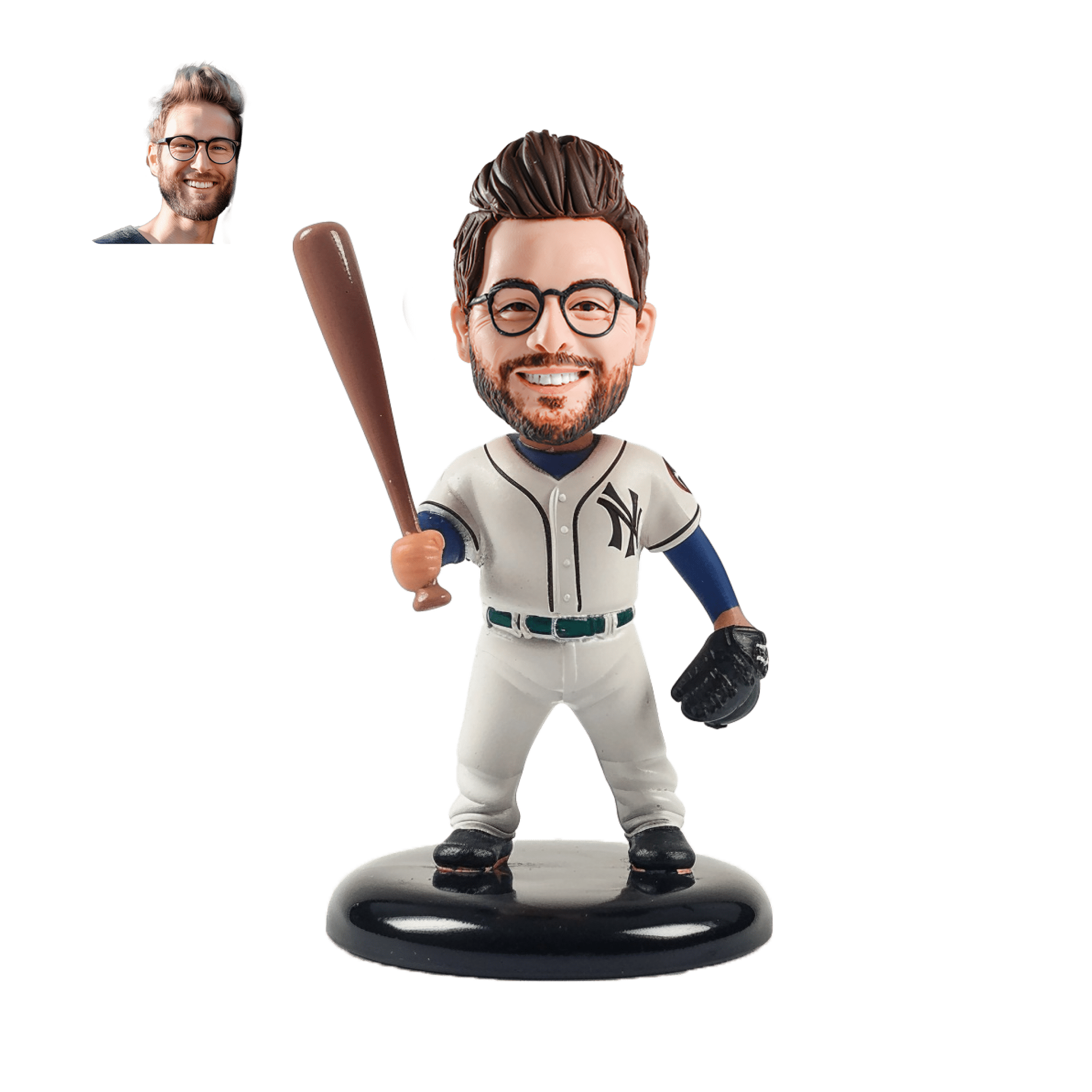 【HANDCRAFTED POPS] Fully Custom Baseball Bobblehead handmade with your ...