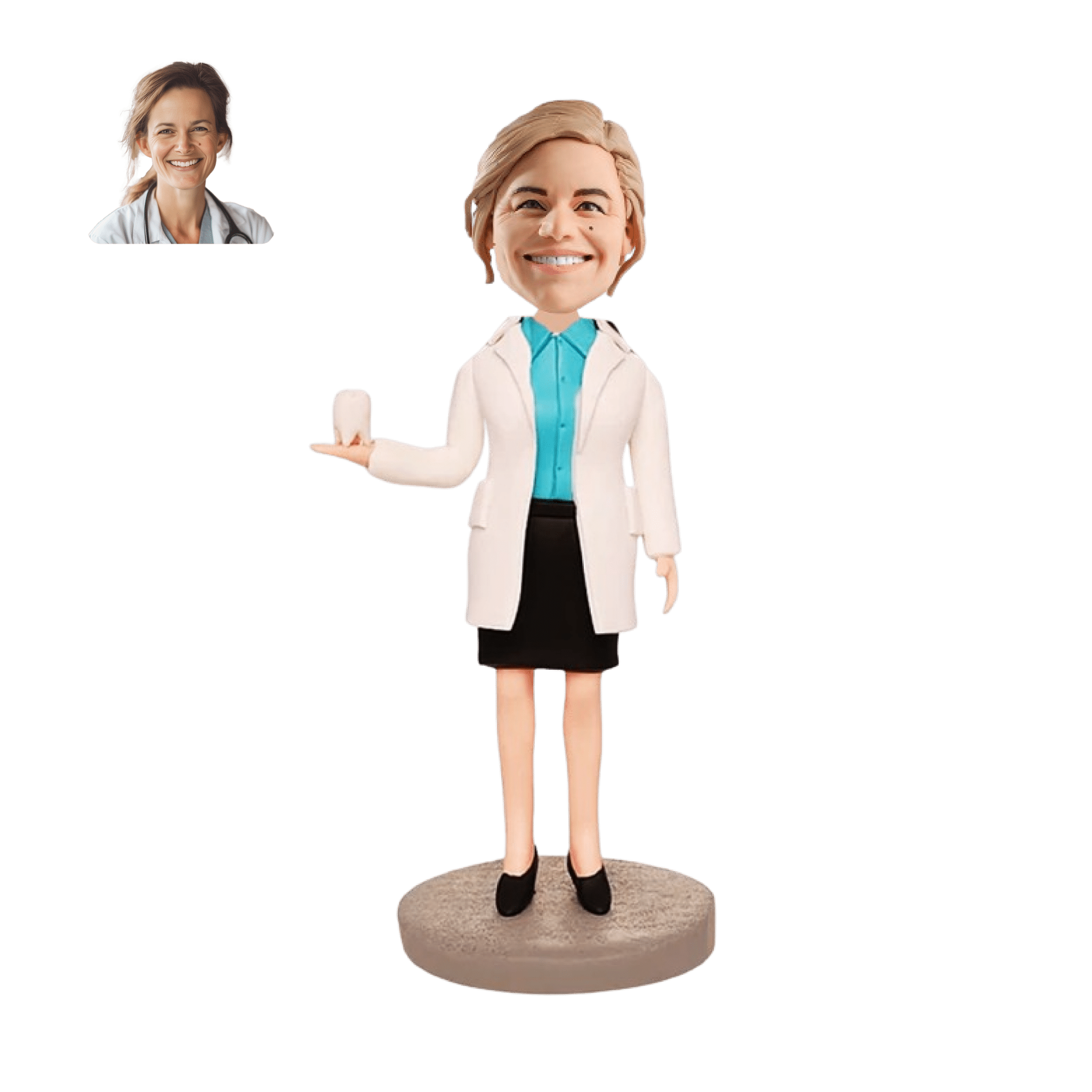 【HANDCRAFTED POPS] Fully Customizable Bobblehead handmade with your ph ...