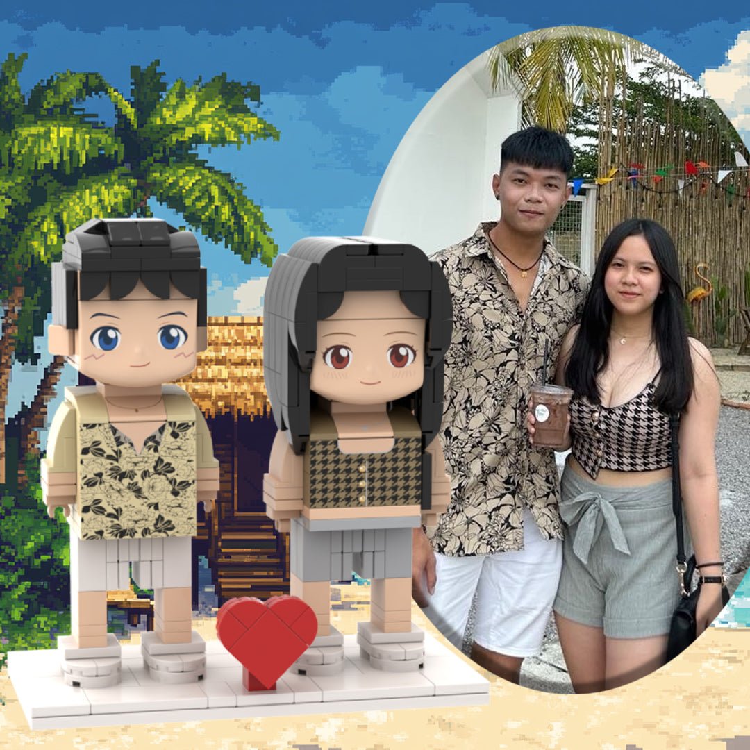 Custom Brick Figures, midifigures, Personalised Couples, Photo Bricks ...