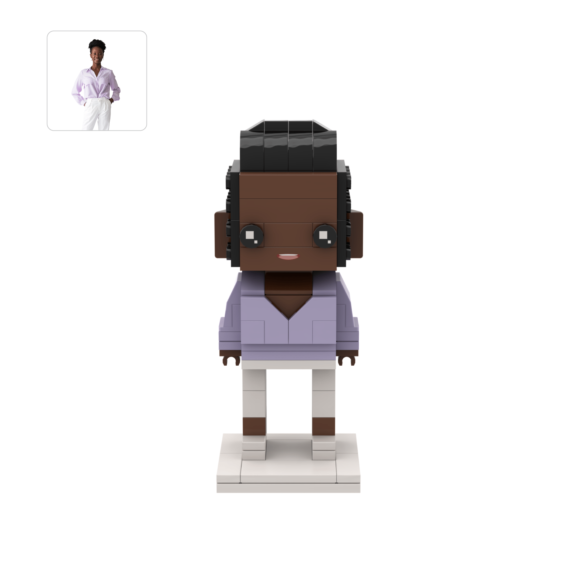 [SQUAREME] Full Body photo customizable DIY gift single Brick Figures ...
